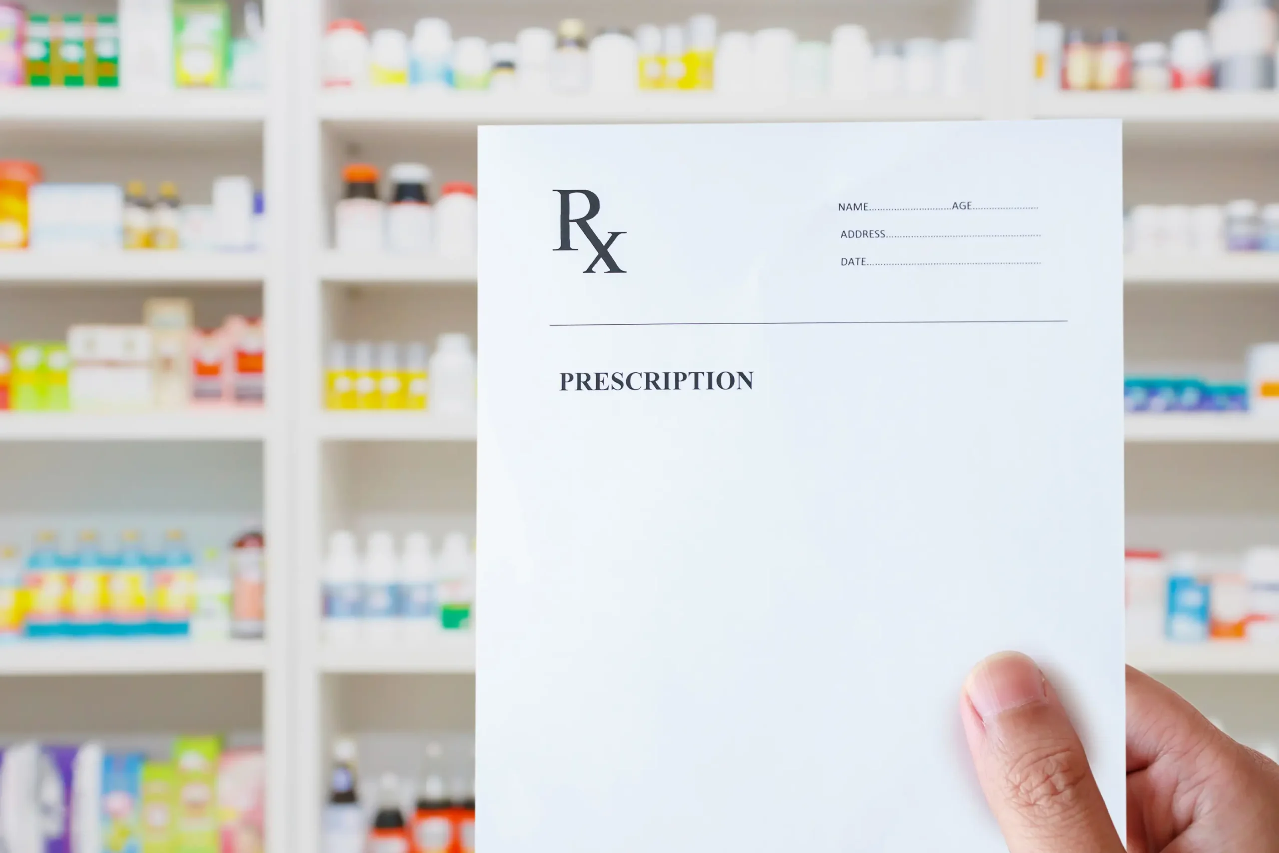 A pharmacist can read the prescription and understands the instructions